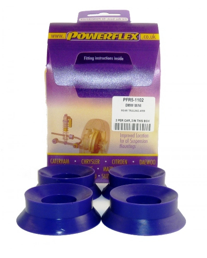 Powerflex Poly Bushes Pack - Rear Trailing Arm Front Bush Inserts ...