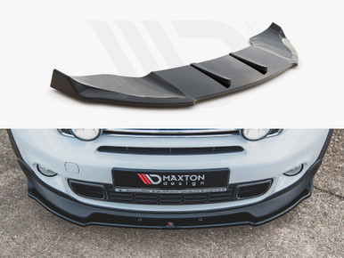 Maxton Design Gloss Black Front Splitter Mini Countryman JCW Mk1 (2012 ...