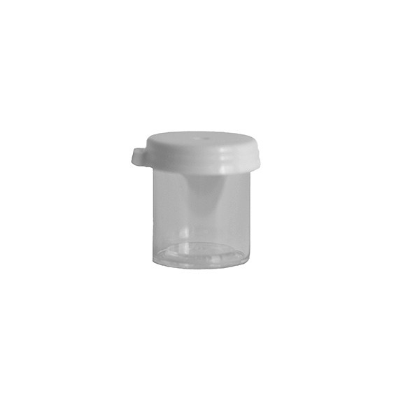 1 Dram Clear Plastic Vial (.13 oz.) | Thornton Plastics