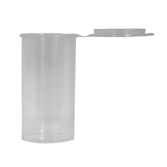 Plastic Round Hinged Lid Containers Clear, White, Black, 1/6 - 11 oz