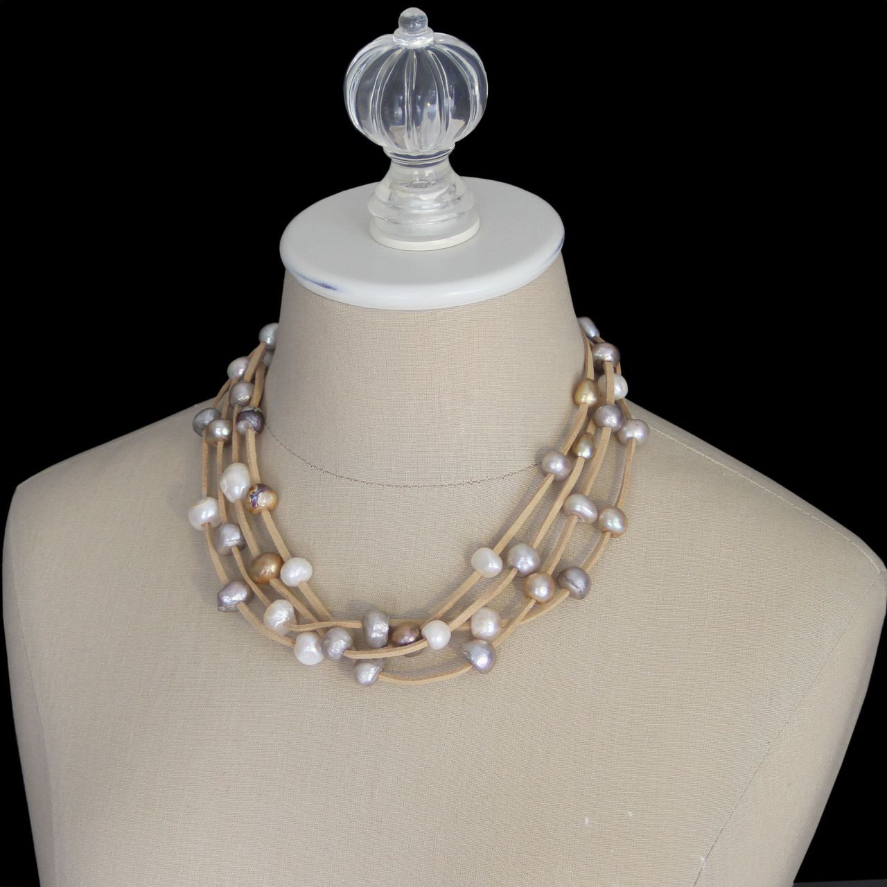 Teja Tan Necklace