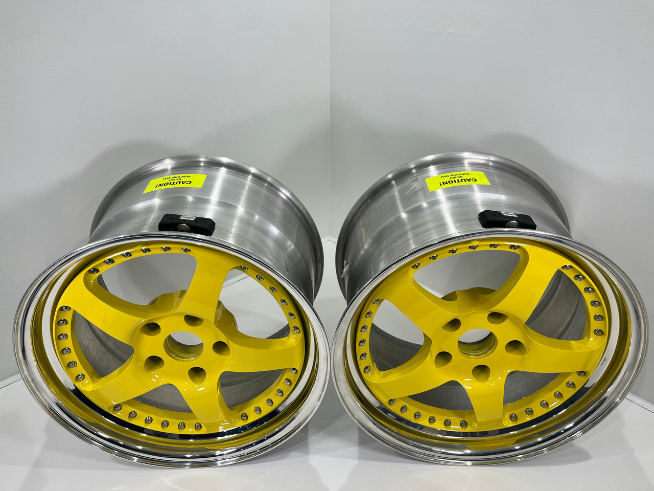 HRE 545S C5 Corvette Millennium Yellow Rims