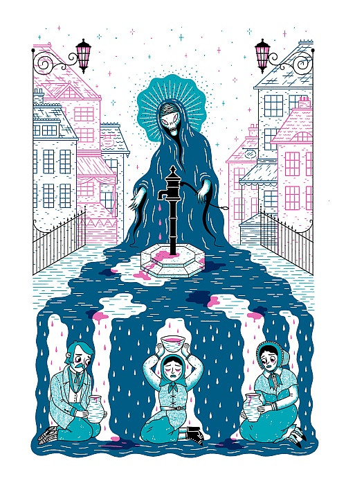 BROAD STREET PUMP THE PRINT BY KRISTYNA BACZYNSKI - Gosh! Comics