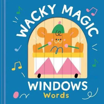 WACKY MAGIC WINDOWS WORDS BOARD BOOK - Gosh! Comics