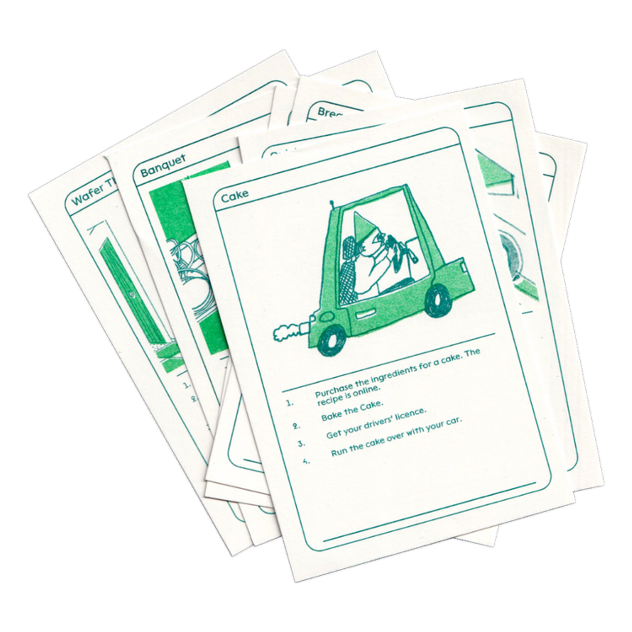 RECIPE CARDS Gosh Comics RECIPE CARDS Gosh Comics