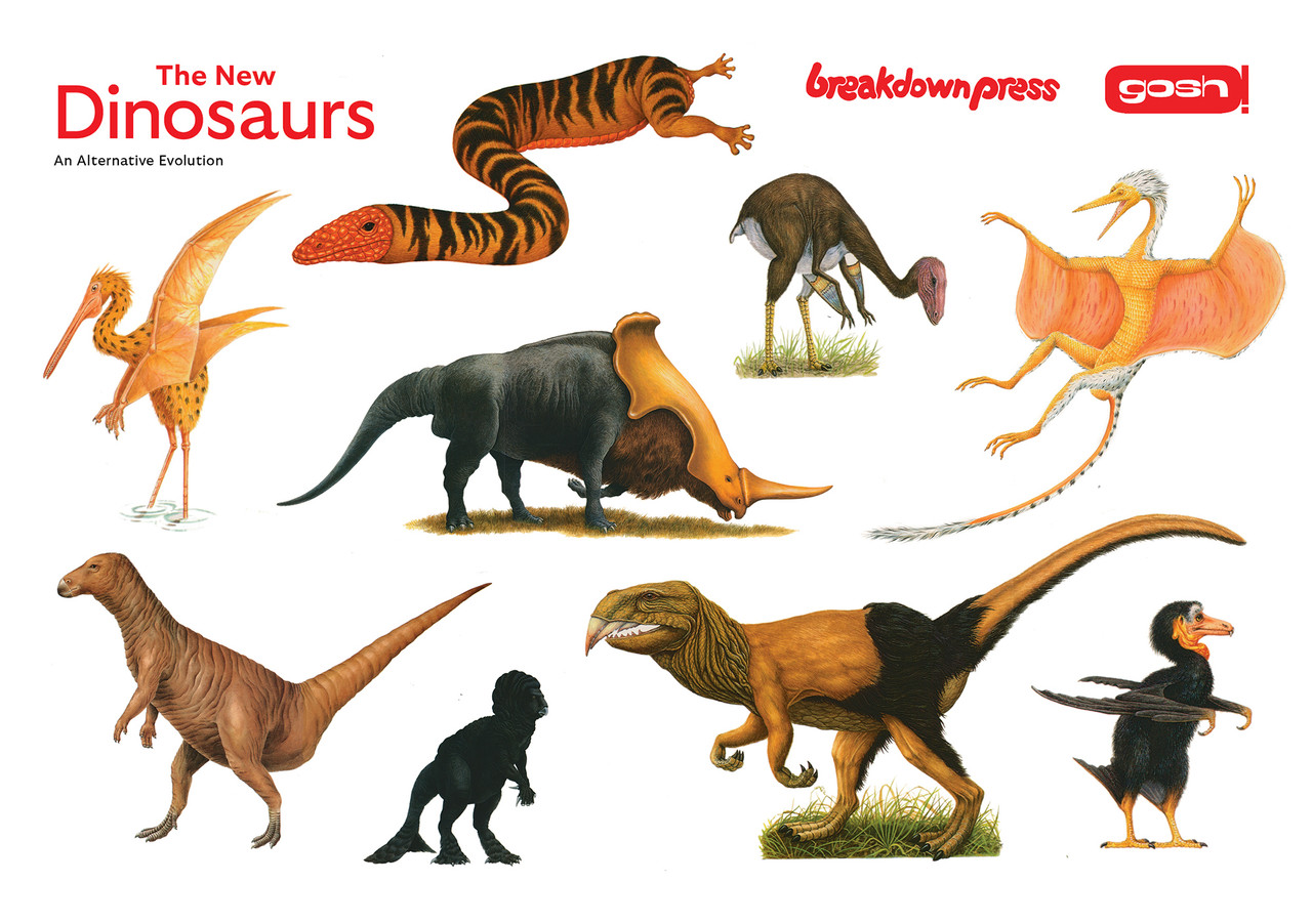 THE NEW DINOSAURS: AN ALTERNATIVE EVOLUTION HC - Gosh! Comics