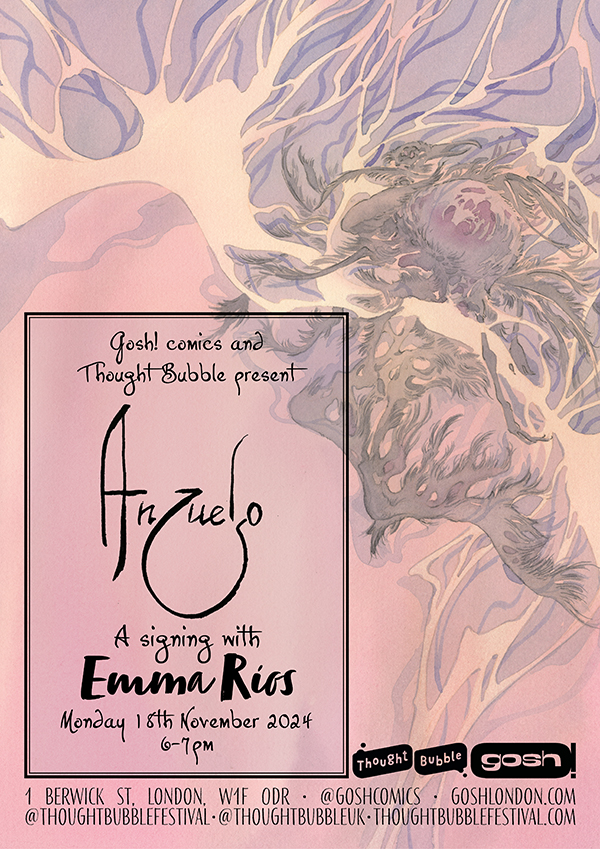 Anzuelo Signing With Emma Ríos - Gosh! Comics