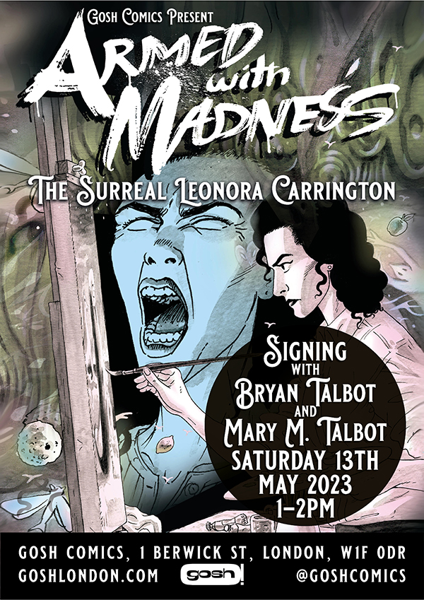 Armed With Madness Signing With Bryan Talbot and Mary M. Talbot - Gosh ...