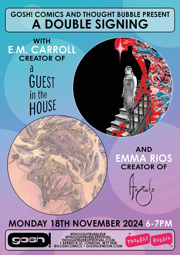 A Double Signing With E.M. Carroll and Emma Rios - Gosh! Comics