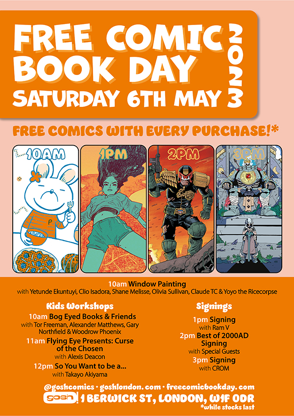 Free Comic Book Day 2023 at Gosh! - Gosh! Comics
