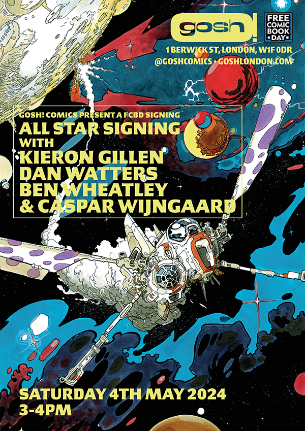 Free Comic Book Day 2024 All Star Signing With Kieron Gillen, Ben ...
