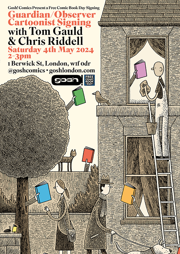 Free Comic Book Day 2024 Guardian/Obsever Cartoonist Signing With Tom ...