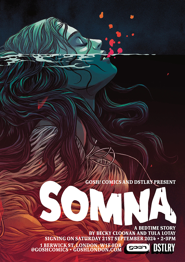Somna Signing With Becky Cloonan and Tula Lotay - Gosh! Comics