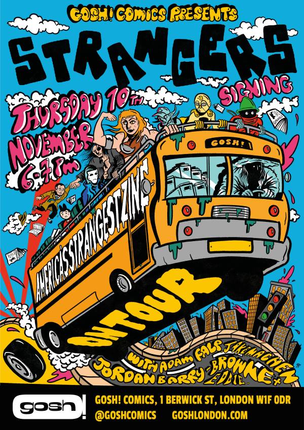 Strangers Signing with Eddie Raymond, Adam Falp, Jordan Barry-Browne ...