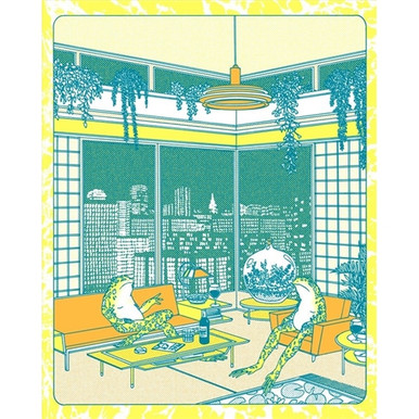 RIBBITING CONVERSATION PRINT BY LIAM COBB - Gosh! Comics