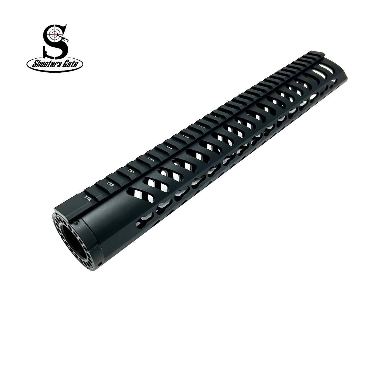 15″ Black AR-15 Free Float Keymod Handguard | ShootersGate
