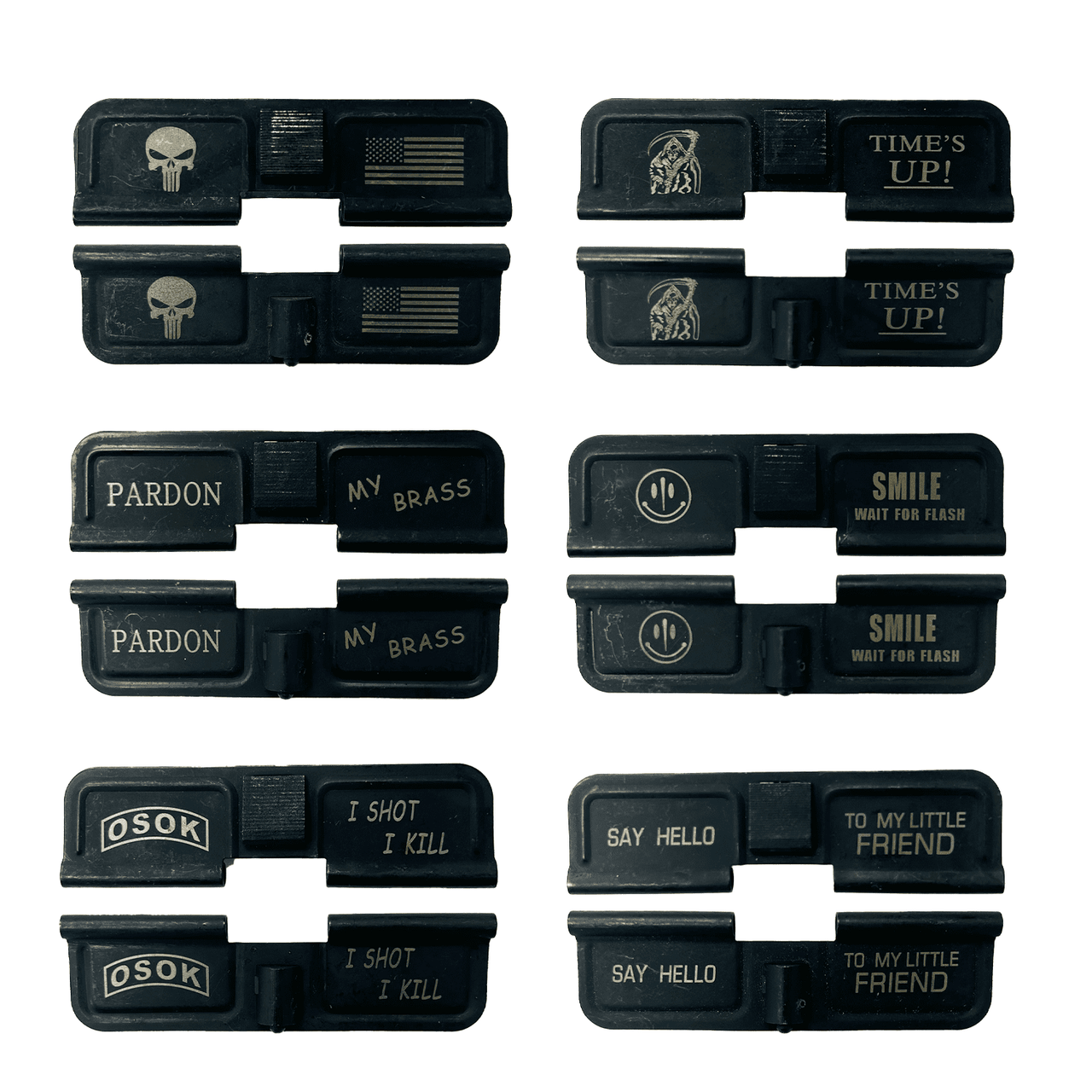 AR-15 Custom Dust Cover – Outside Text | ShootersGate