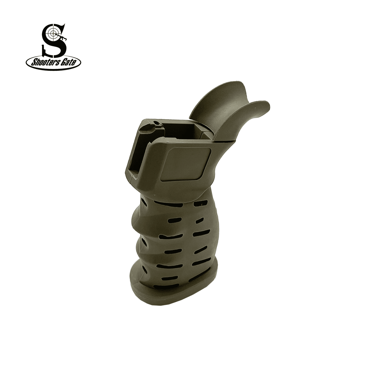 AR-15 Skeleton Style Rubberized Pistol Grip – FDE | ShootersGate
