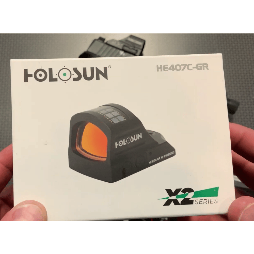 Holosun Pistol Reflex Optic HE407C-GR X2 Green – Compact Green Dot for ...