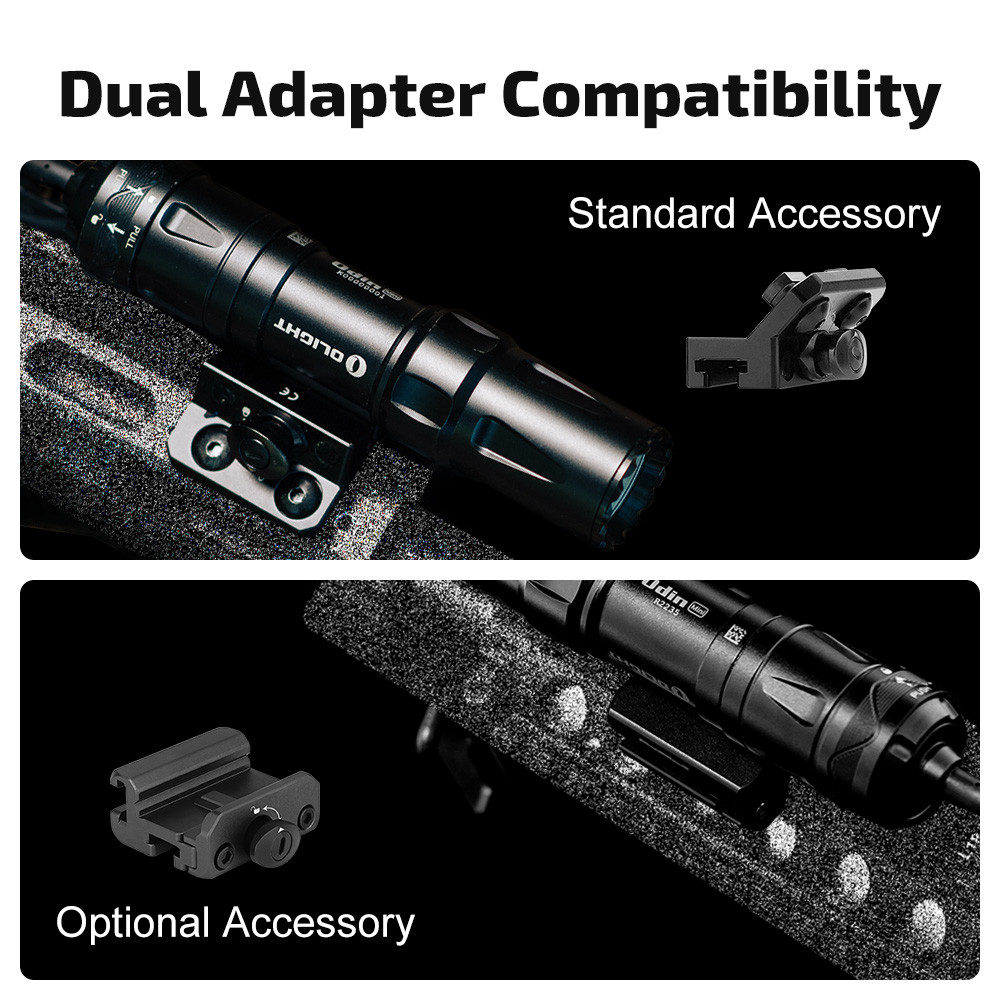 Olight Odin Mini Black - 1250lm Weapon Light with M-Lok Mount and ...