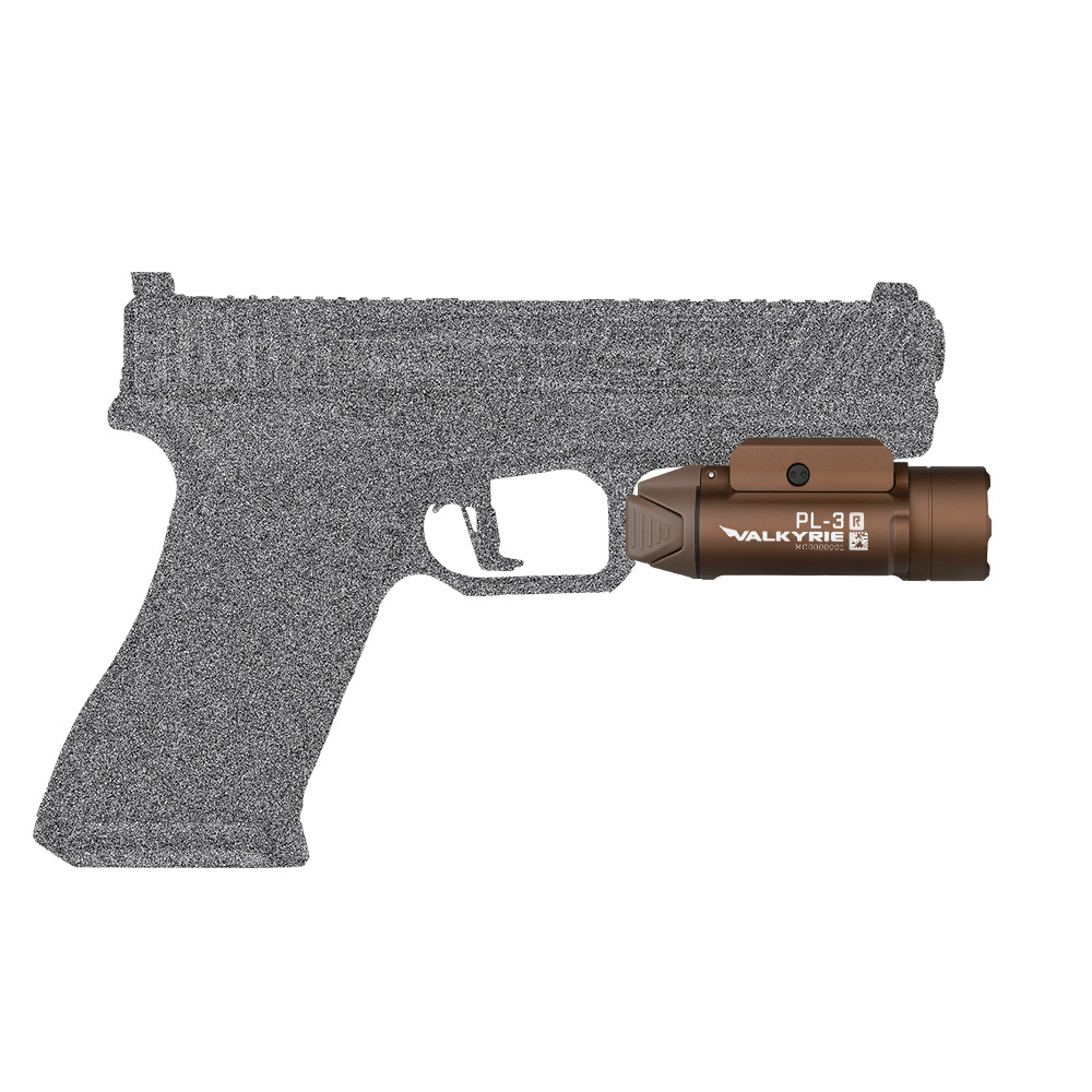 Olight PL-3R Valkyrie Desert Tan - Tactical Light with Rechargeable ...