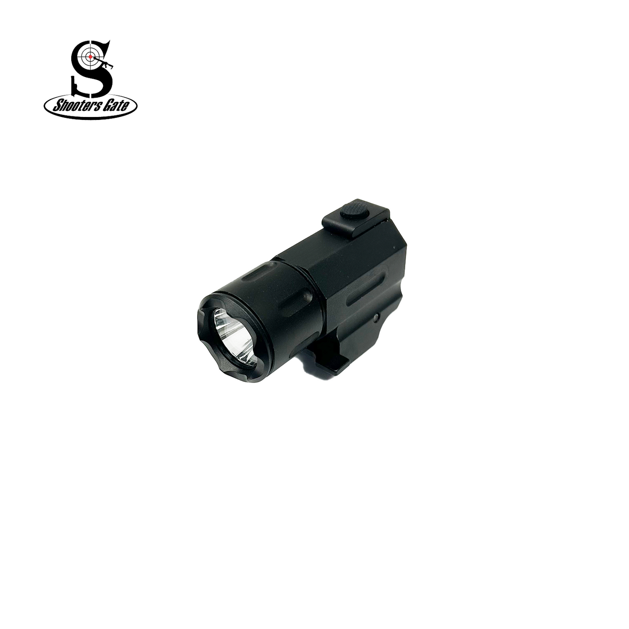 Tactical LED Flashlight with Rail Mount – 02 | Shooters Gate