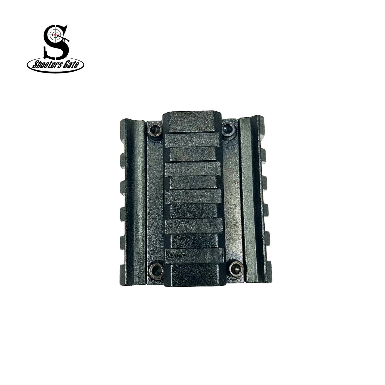 Shooters Gate Universal 5 Slot Tri-Rail Rifle Barrel Mount (B-4G ...