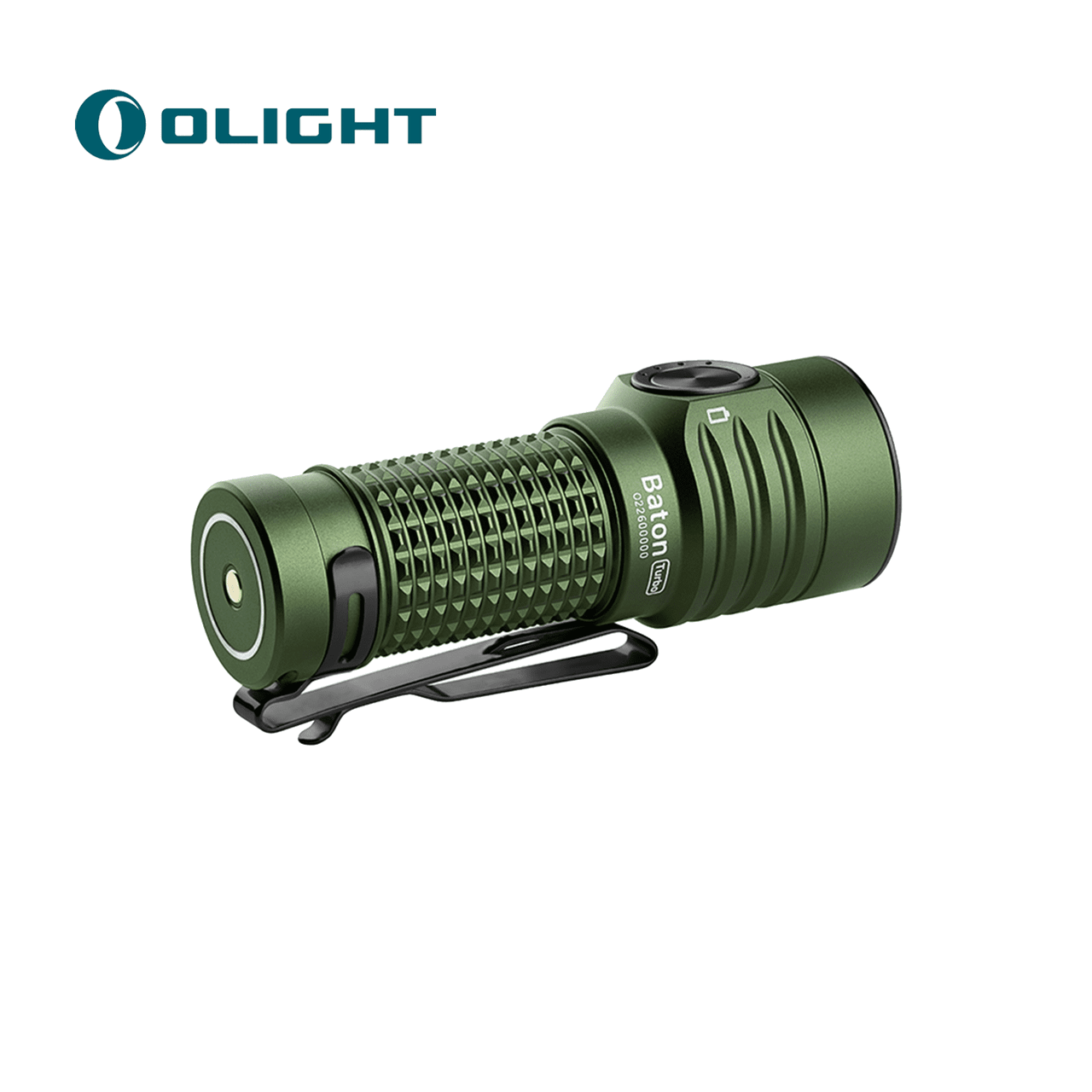 Olight Baton Turbo - Compact EDC Flashlight with 510m Long-Range Beam