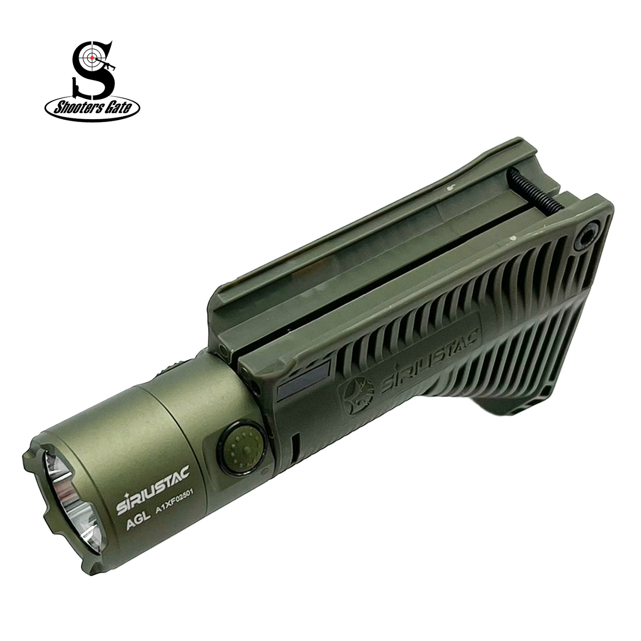 ShootersGate Triangle Grip Tactical Flashlight w/ Strobe 1600 Lumens ...