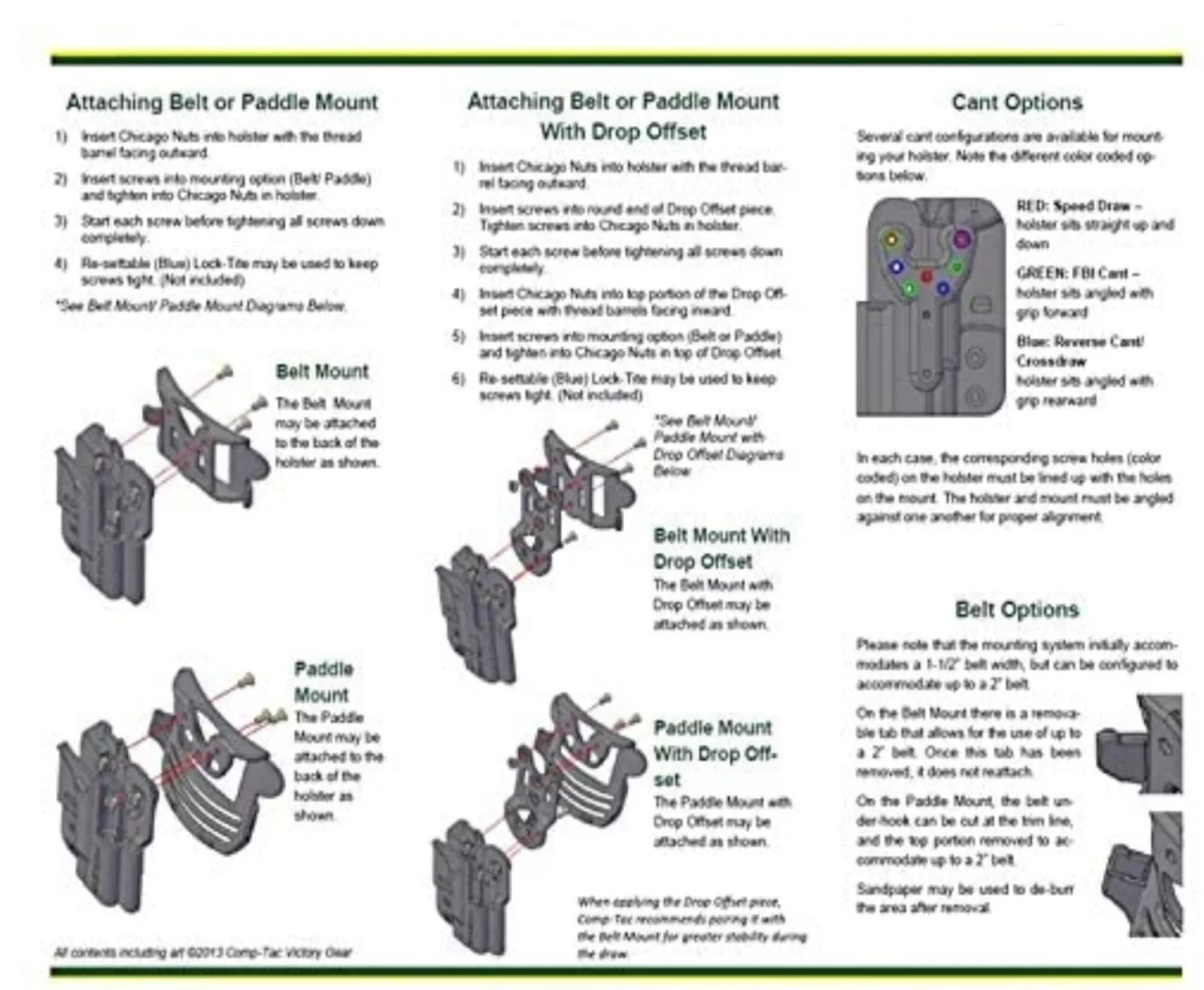 Ultimate Arms Gear Kydex OWB Modular Multi-Fit Holster