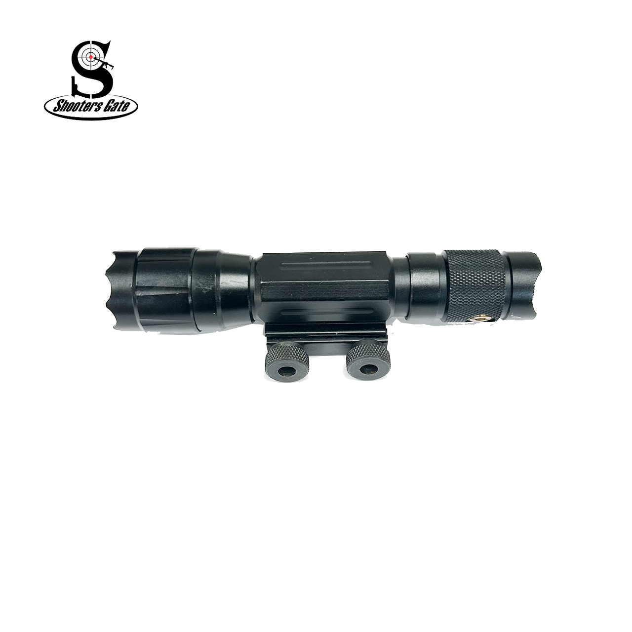 Shooter Gate Tactical LED Flashlight with Weaver Picatinny Rail Mount ...