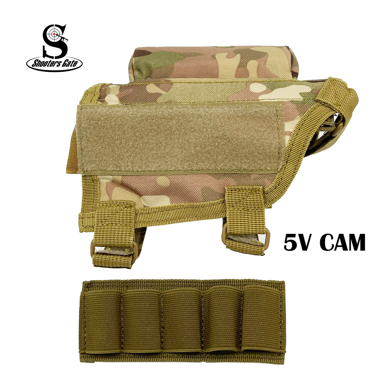 Shooters Gate Shotgun Shell Buttstock Cheek Rest Carrier – Secure ...