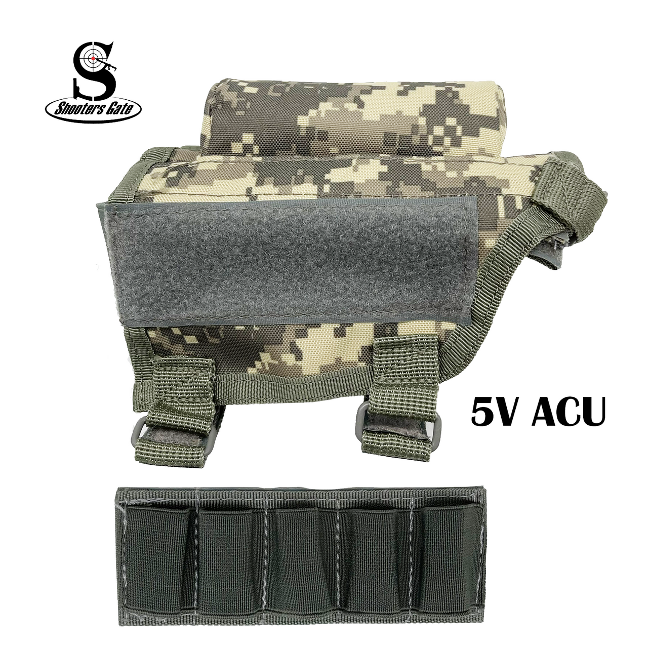 Shooters Gate Shotgun Shell Buttstock Cheek Rest Carrier – Secure ...