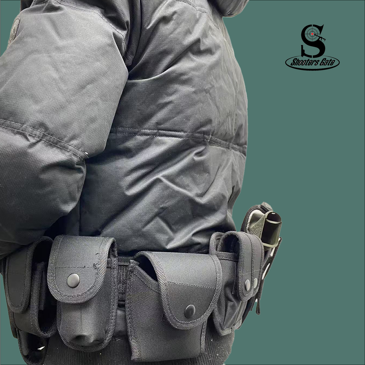 Shooters Gate Modular Nylon Security Duty Belt – Durable & Adjustable