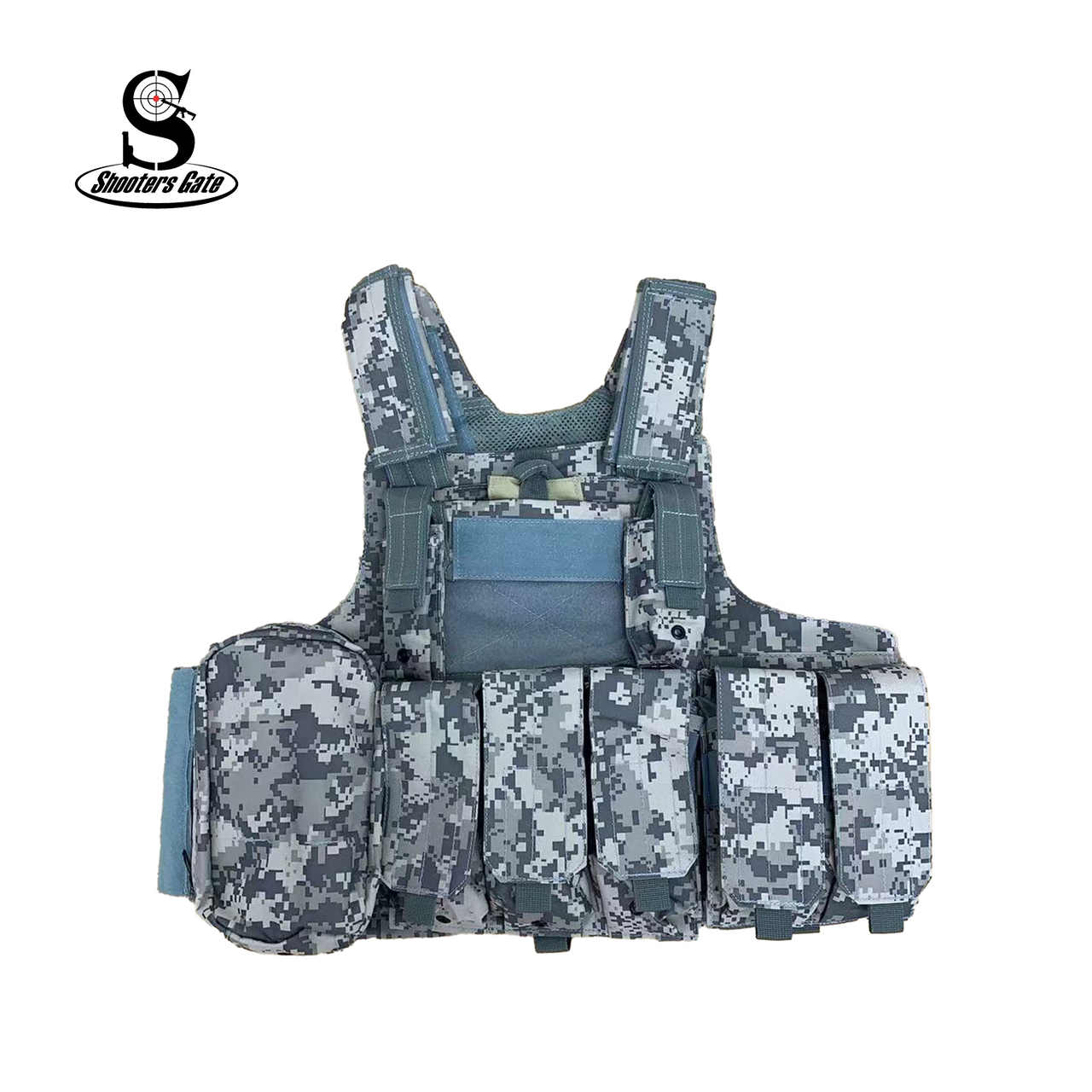 Shooters Gate Heavy Duty Modular Vest with MOLLE & Pouches | ShootersGate