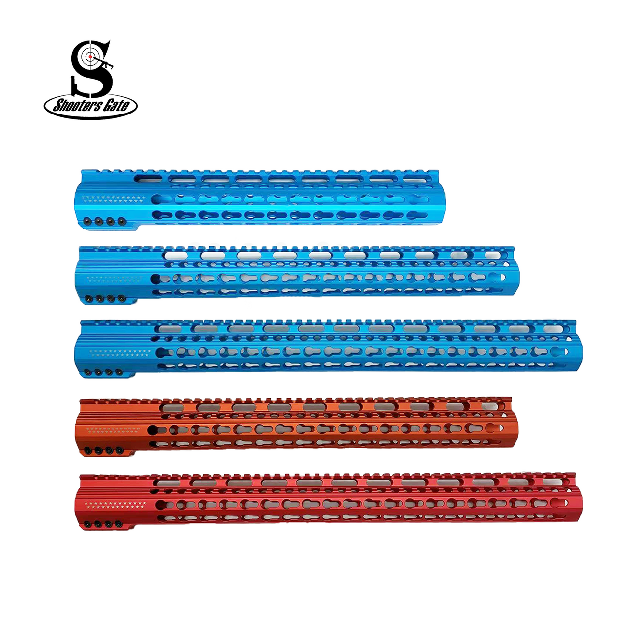 Shooters Gate AR-15 Color Free Float Keymod Handguard | ShootersGate