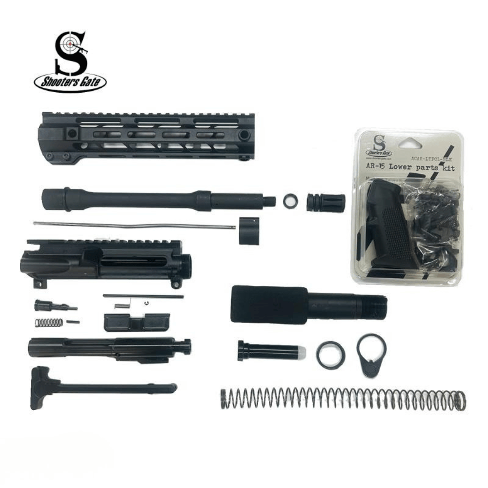 AR-15 10.5" 5.56 NATO Upper + SBA3 Brace w/ Tube