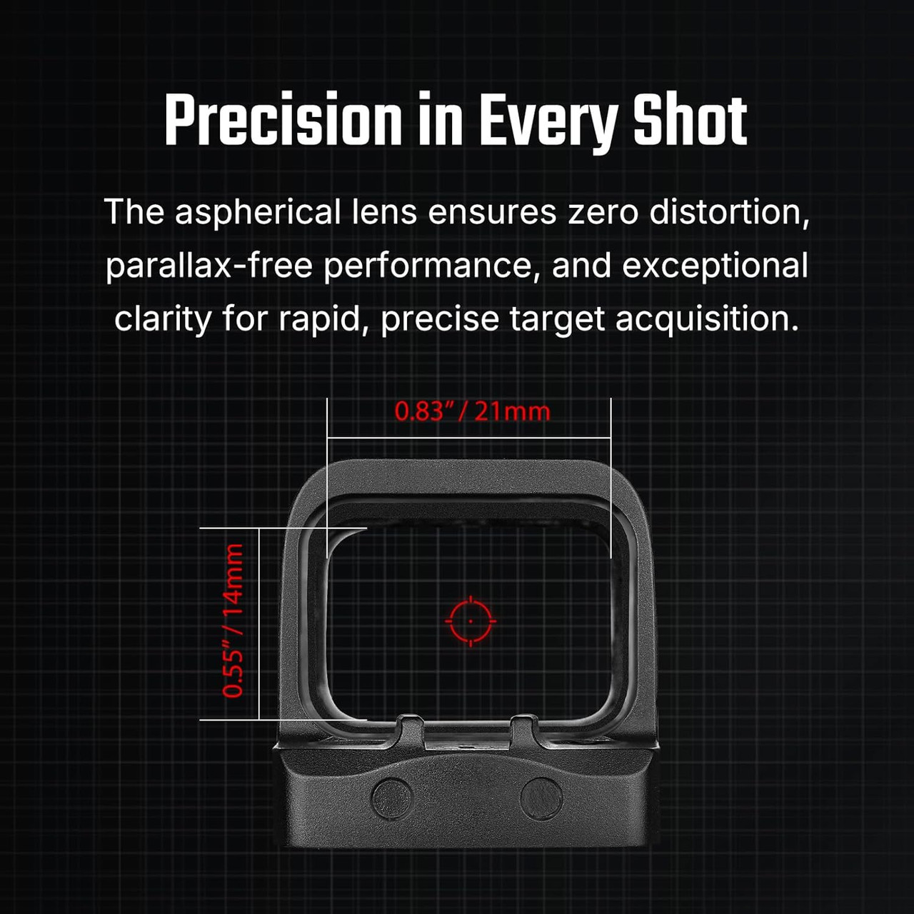 Osight SE Enclosed Optic with RMSc Footprint and Replaceable Battery ...