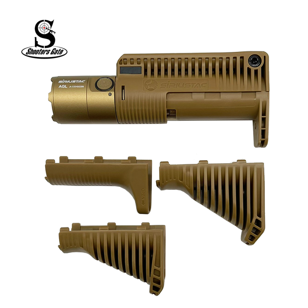 ShootersGate Triangle Grip Tactical Flashlight w/ Strobe 1600 Lumens ...