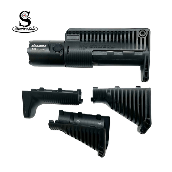 ShootersGate Triangle Grip Tactical Flashlight w/ Strobe 1600 Lumens ...