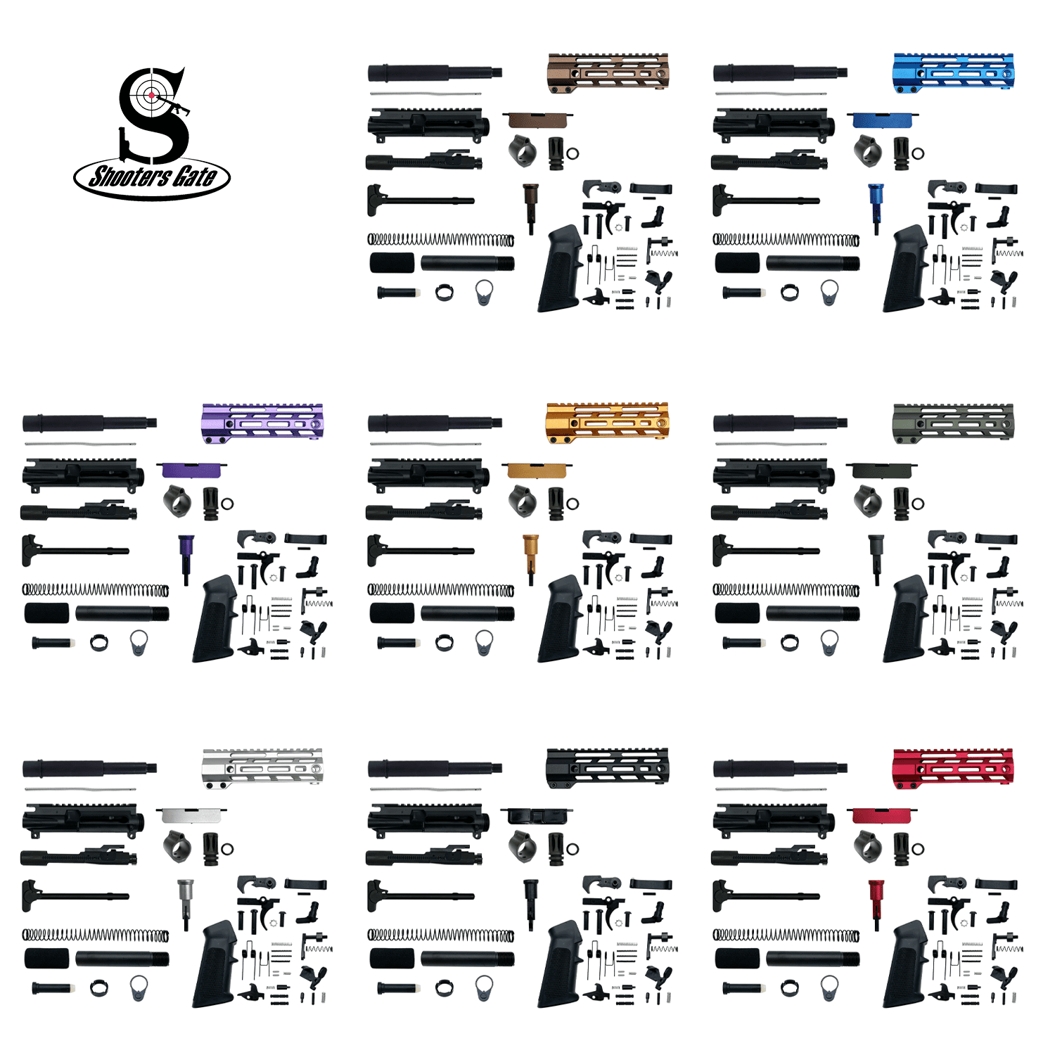 AR-15 Build Kits - Unassembled Upper | Complete AR-15 Upper Kits for ...