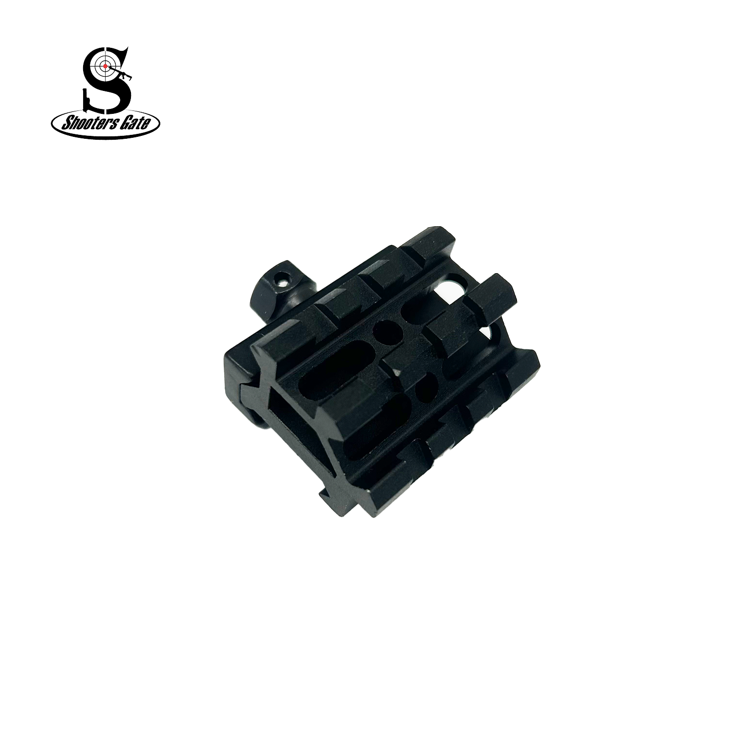 3/4″ Mini Riser Offset 45-Degree Picatinny – 3 Slots | ShootersGate