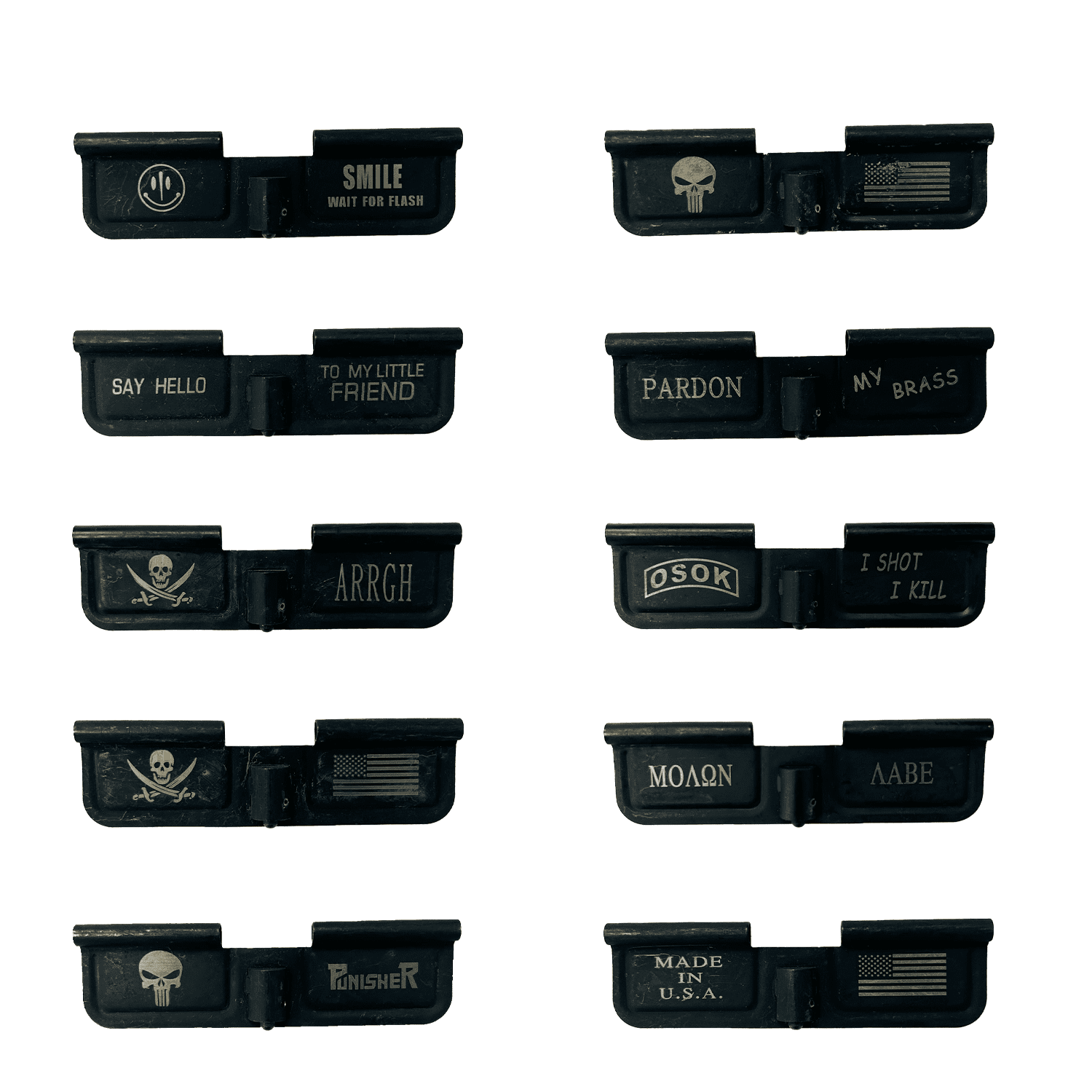 AR-15 Custom Dust Cover – Inside Text | ShootersGate