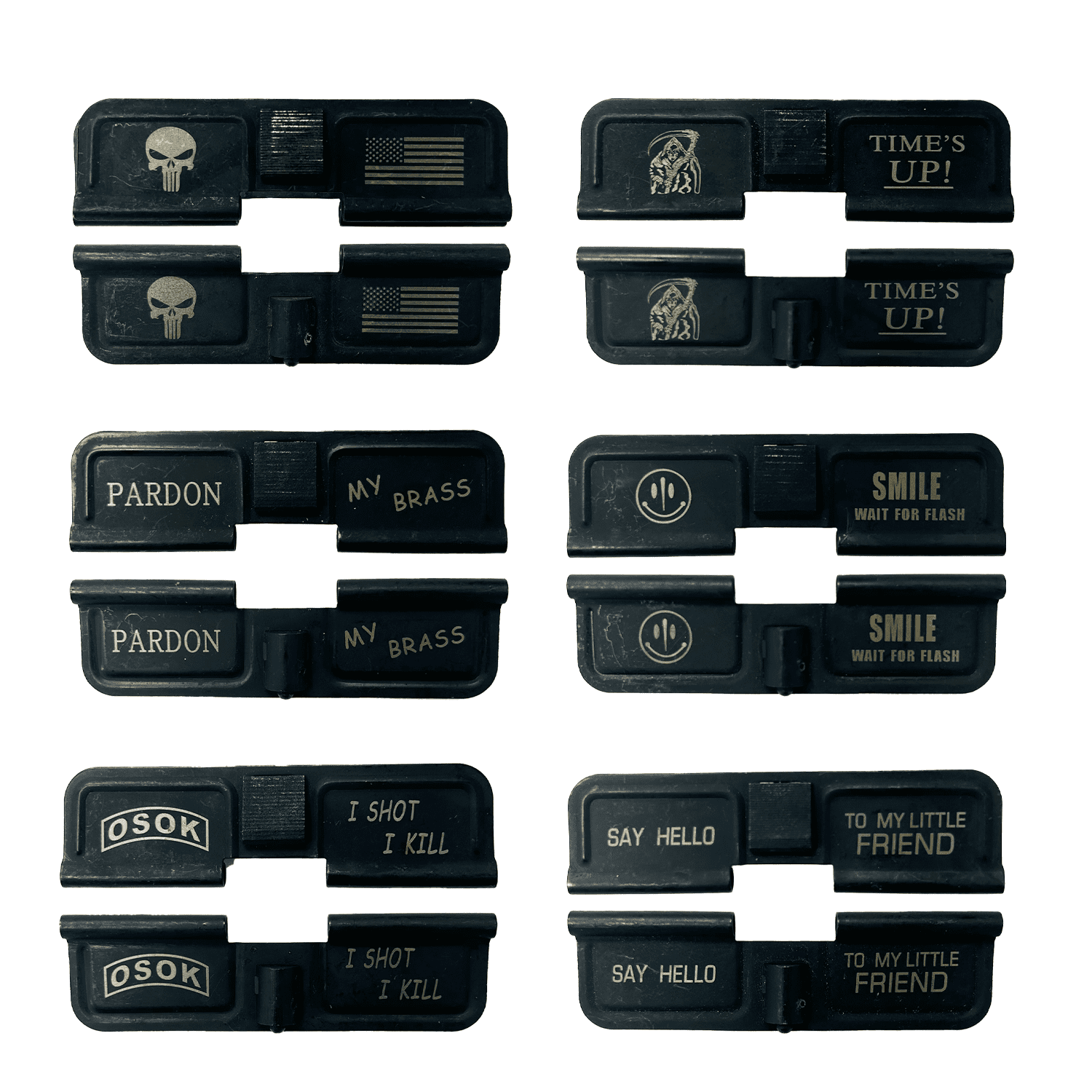 AR-15 Custom Dust Cover – Outside Text | ShootersGate