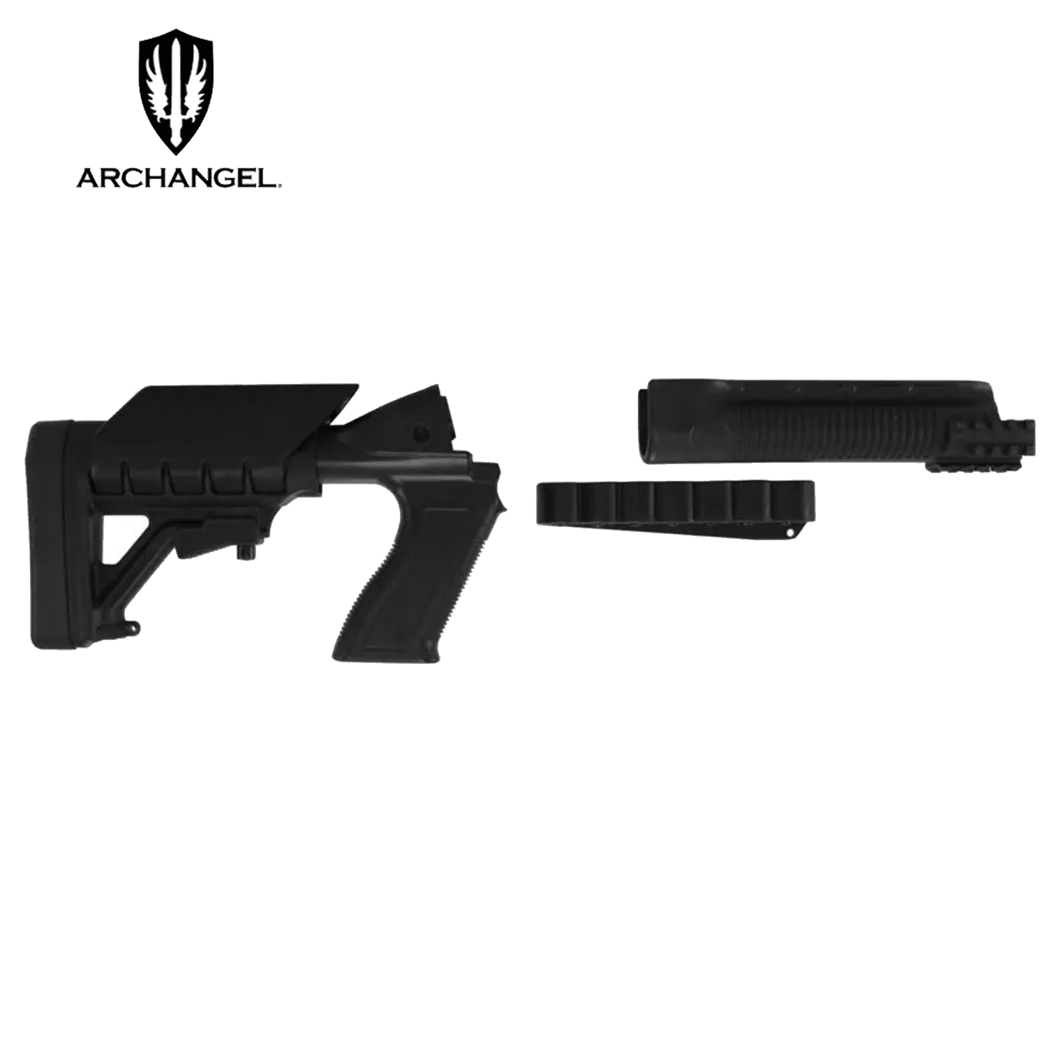Archangel Tactical Stock System for Mossberg 500/590 with Shell Carrier ...