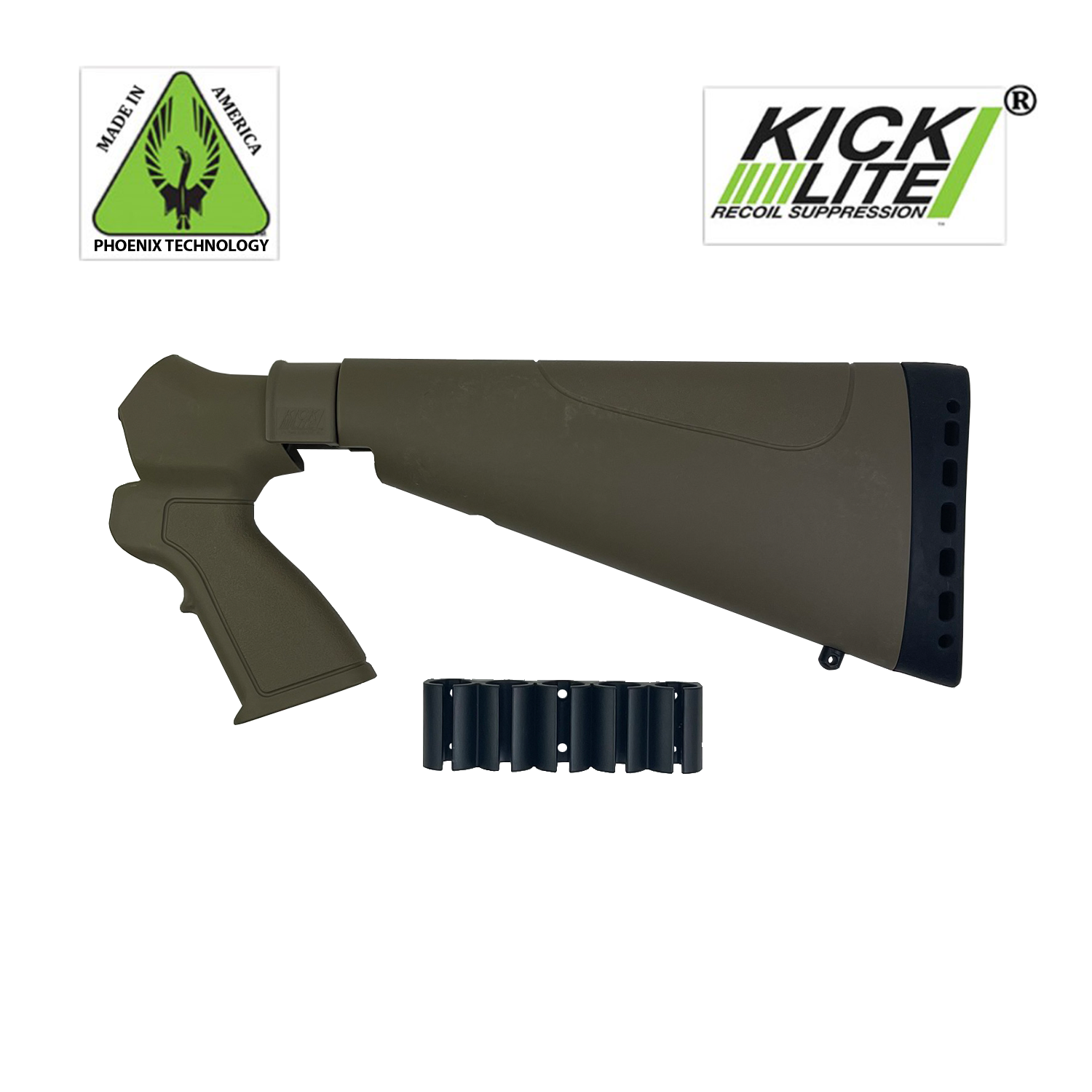 KickLite® Sporter Recoil Reduction Stock for Winchester® 1200, 1300 12 ...