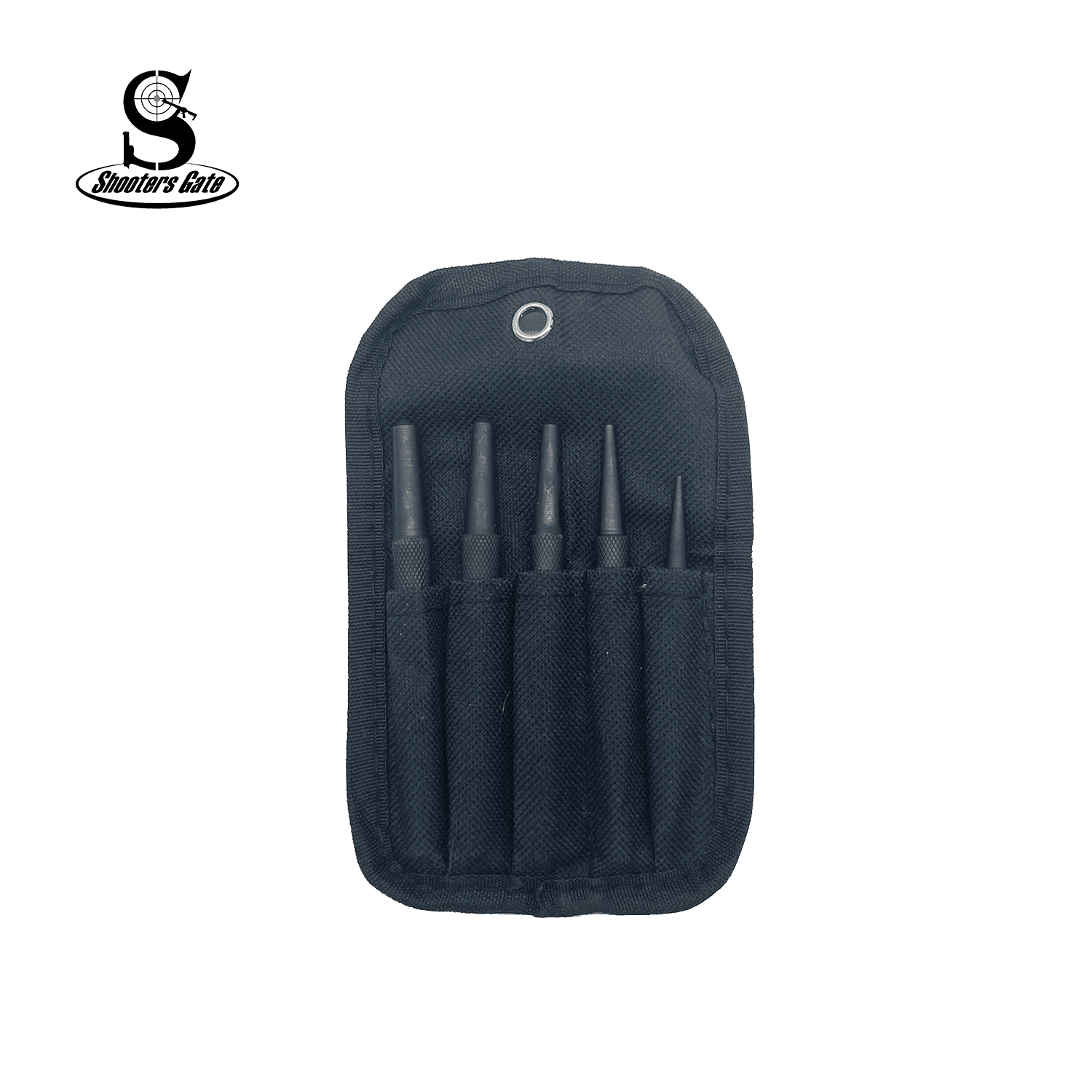 Shooters Gate 5 PC Carbon Steel Center Punch Set | Durable & Precise