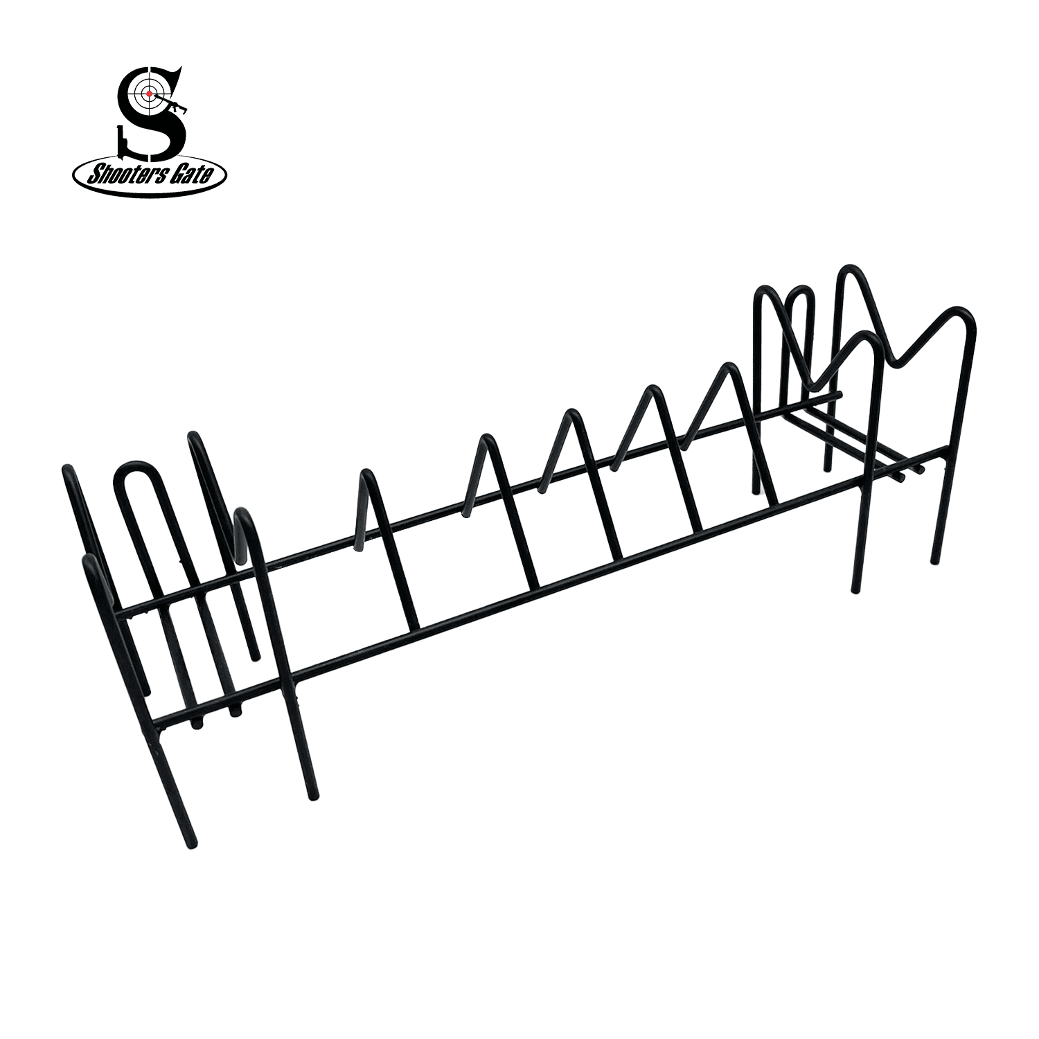 Shooters Gate 8 Slot Wire Pistol Rack | Efficient Storage