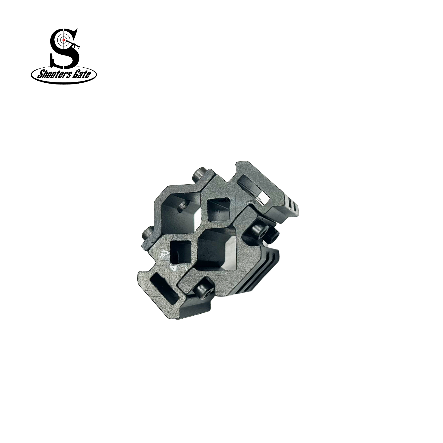 Shooters Gate Universal 2 Slot Tri-Rail Rifle Barrel Mount | ShootersGate