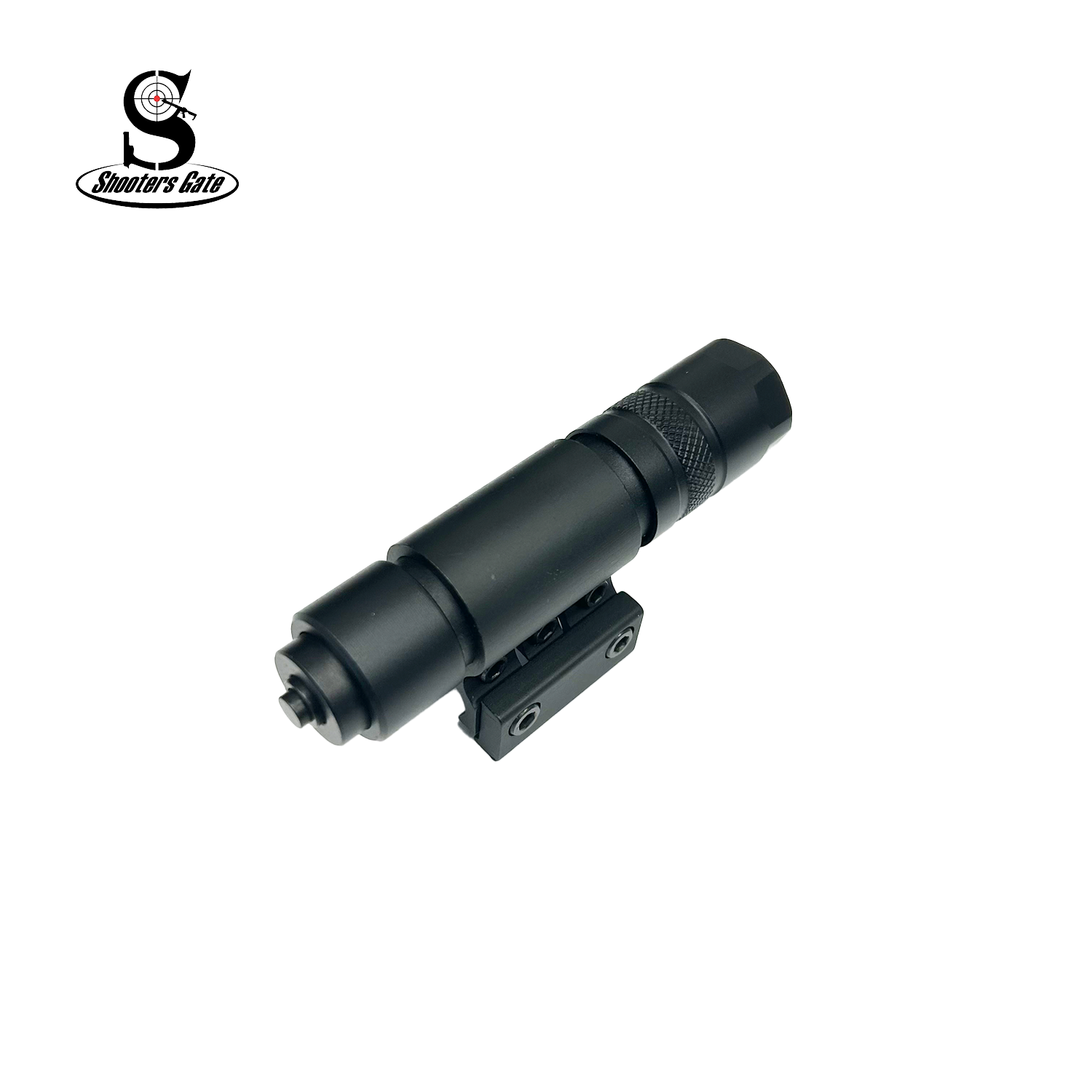 Shooter Gate Tactical Compact LED Flashlight with Weaver Picatinny Rail ...